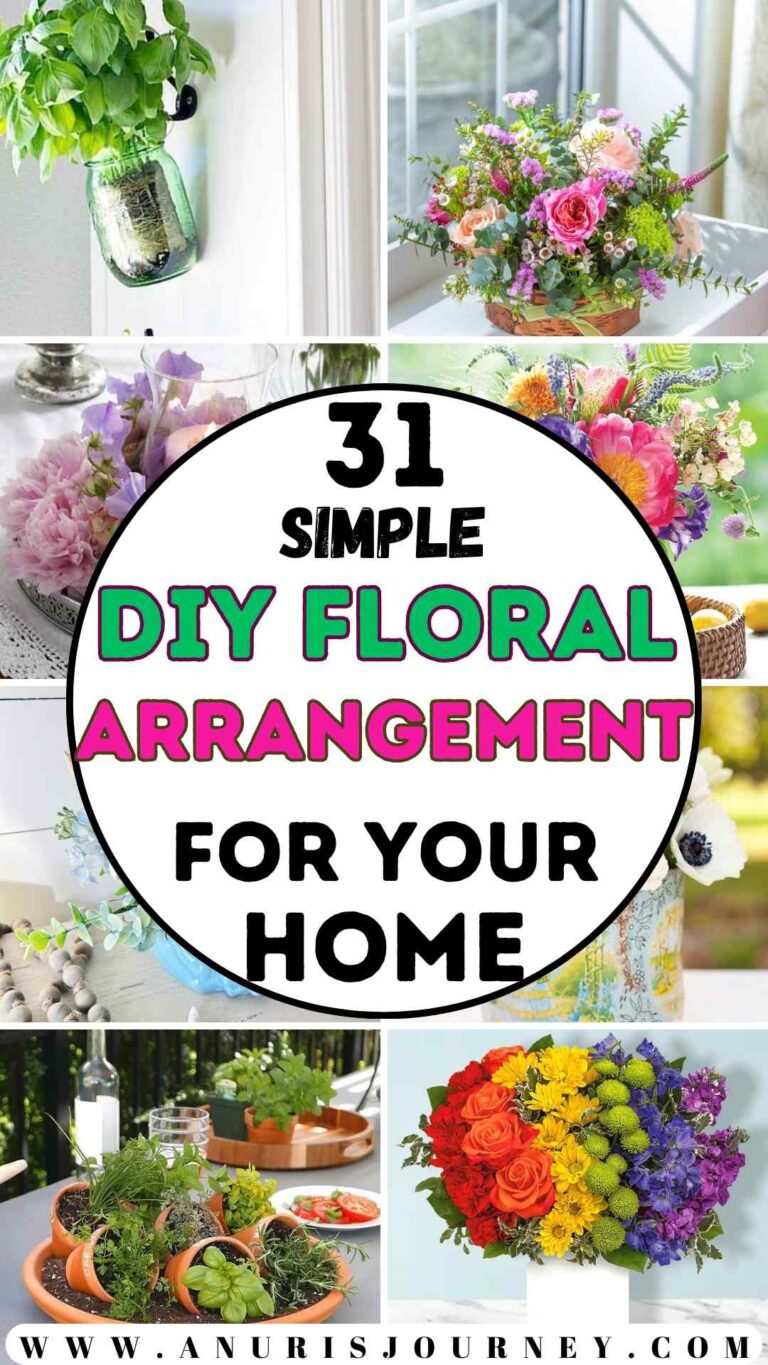 31 EASY DIY FLORAL ARRANGEMENT FOR YOUR HOME - Anuri's Journey