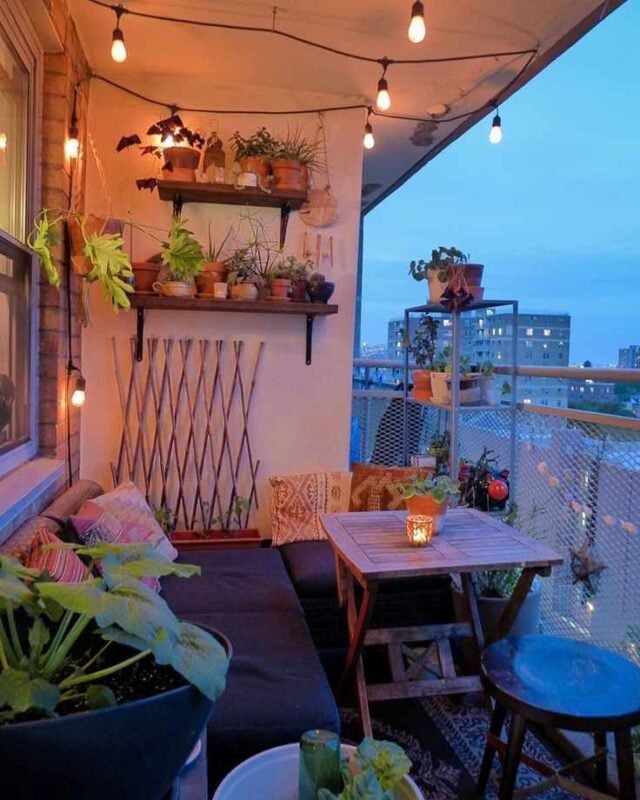27 CREATIVE BALCONY MAKEOVER IDEAS FOR URBAN LIVING - Anuri's Journey