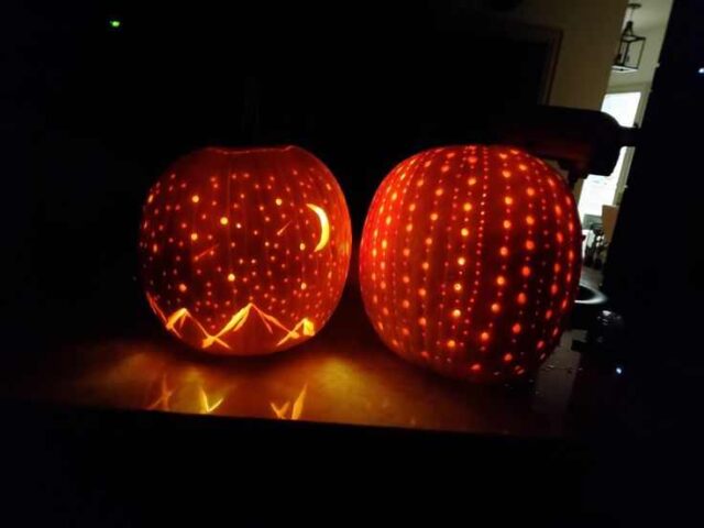 11 Moon and stars pumpkin carving pattern ideas - Anuri's Journey