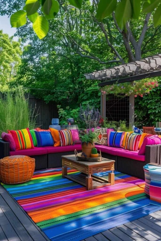 19 Ways to Incorporate Color Scheme into Your Outdoor Decor