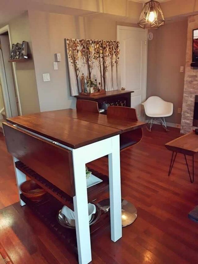 15 SPACE SAVING SMALL KITCHEN TABLE IDEAS - Anuri's Journey
