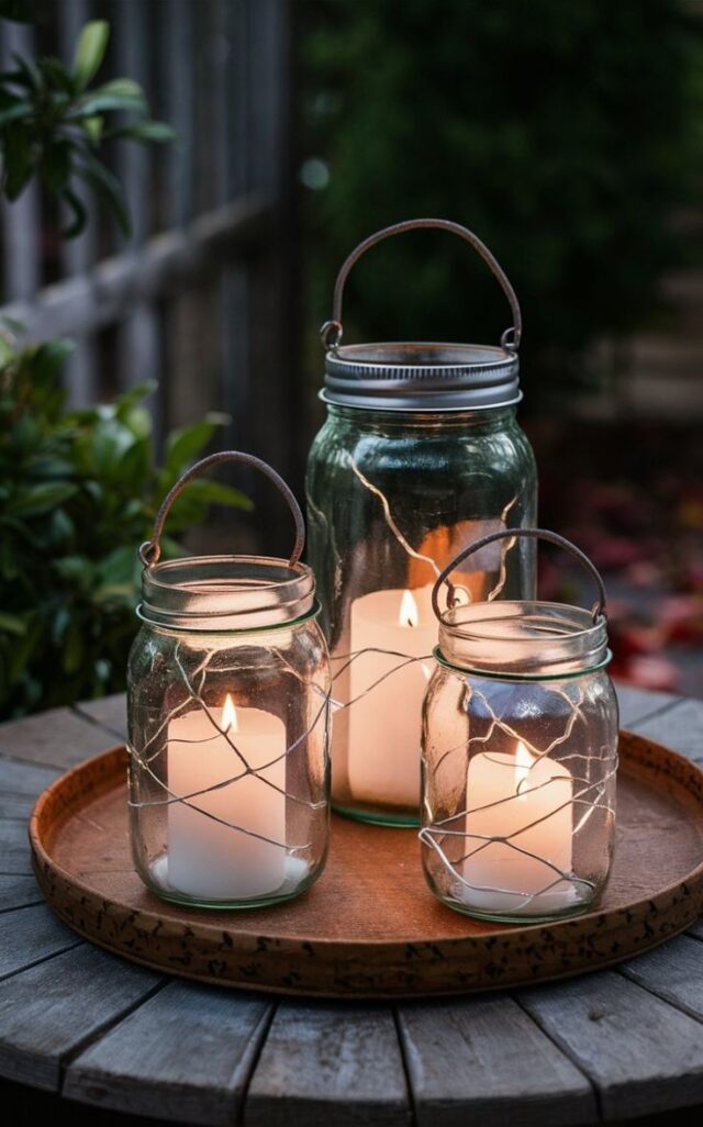 25 Creative Mason Jar Crafts you'll love - Anuri's Journey