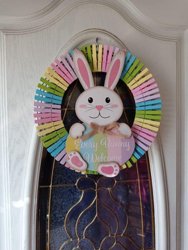 33 Mesmerizing Easter Door Decoration Ideas - Anuri's Journey