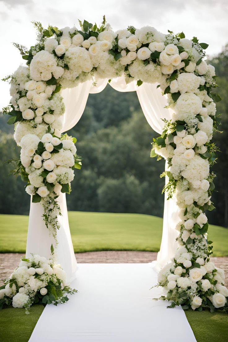 27 Beautiful Wedding Arch Ideas for Your Ceremony - Anuri's Journey
