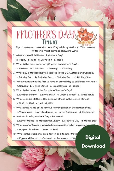 37 FUN MOTHER'S DAY GAMES AND ACTIVITIES FOR THE WHOLE FAMILY - Anuri's ...