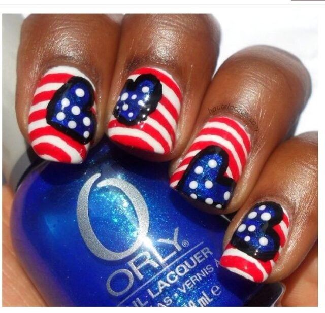 35 BEST PATRIOTIC NAIL DESIGNS FOR THE PERFECT 4TH OF JULY LOOK - Anuri ...