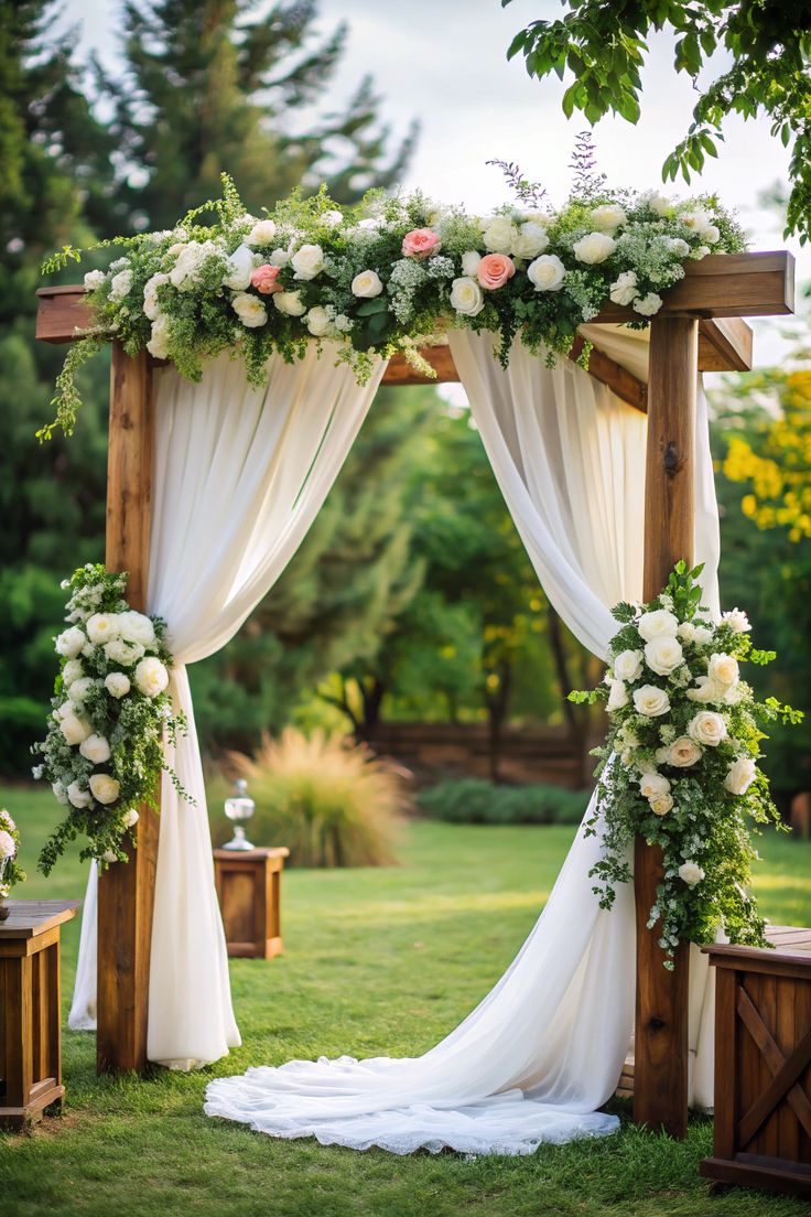 27 Beautiful Wedding Arch Ideas for Your Ceremony - Anuri's Journey