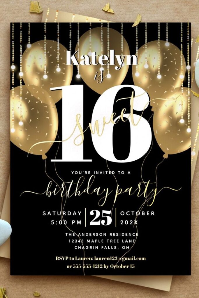 23 Creative DIY Birthday Invitations - Anuri's Journey