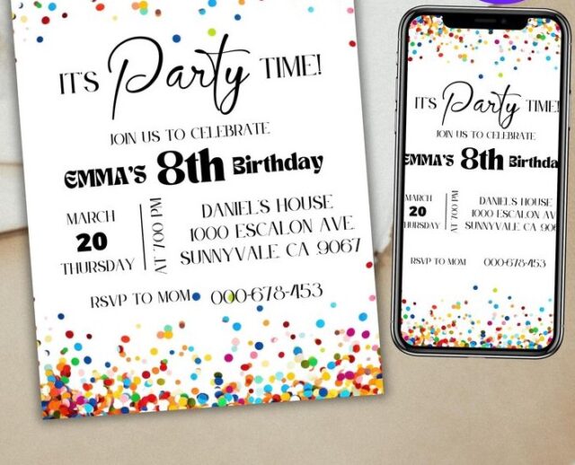 23 Creative DIY Birthday Invitations - Anuri's Journey
