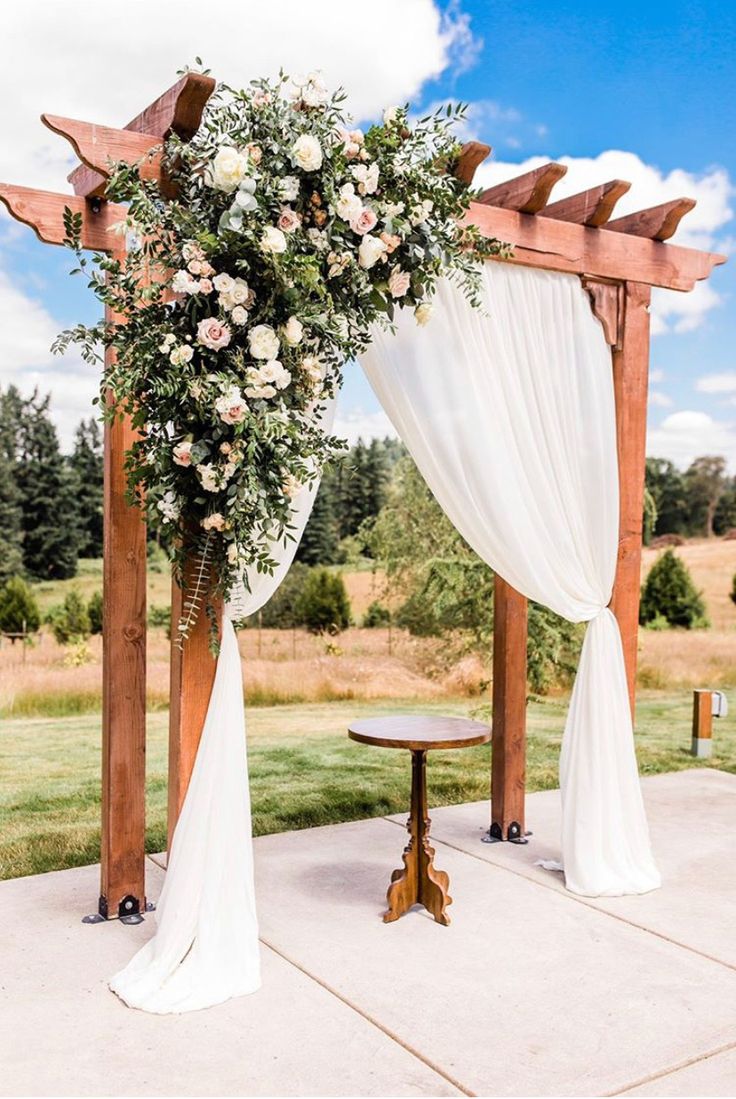 30 Beautiful Wedding Ceremony Backdrop Ideas - Anuri's Journey