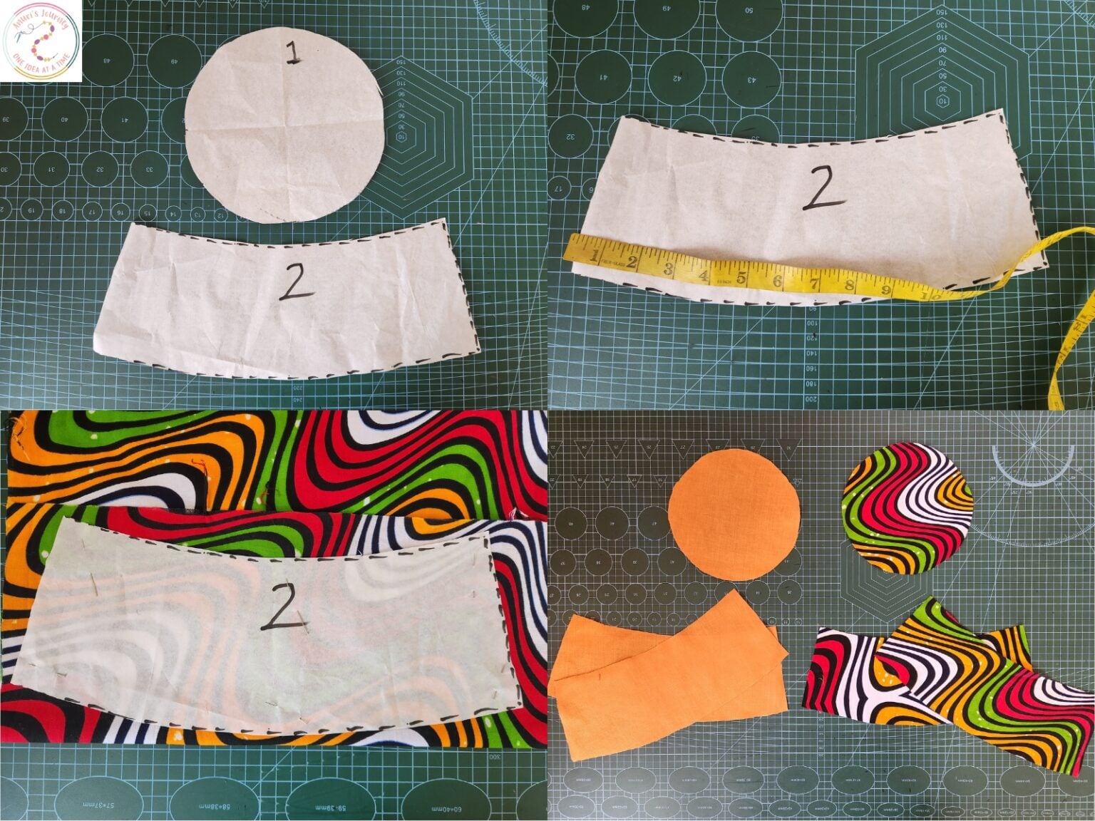 How to Make a Stylish Wide Brim Summer Hat - Anuri's Journey