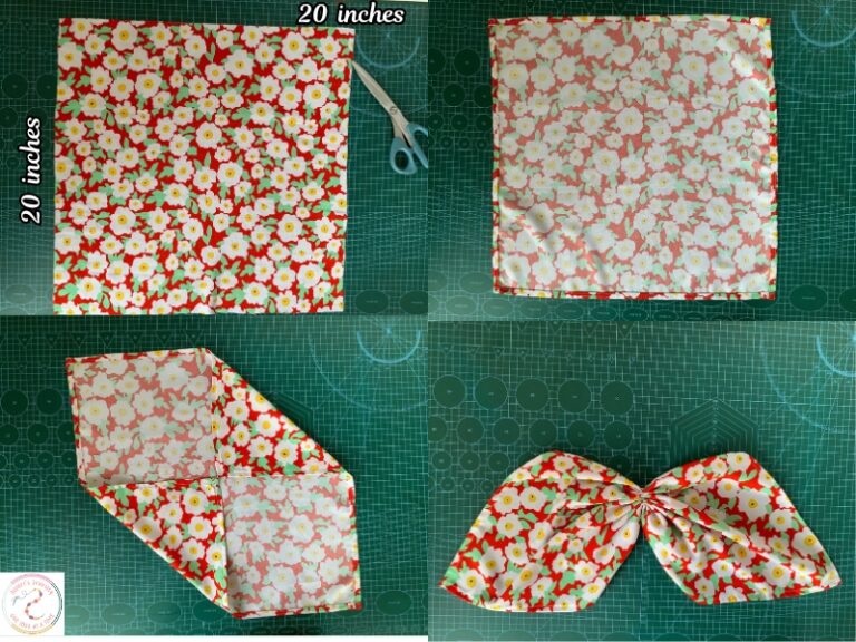 How to Make a Fabric Hair Bow - Anuri's Journey