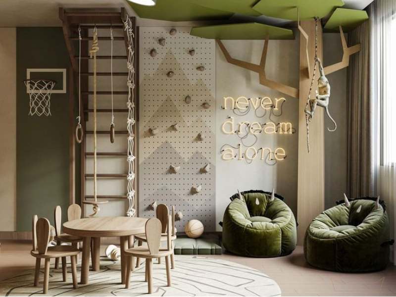 31 Indoor Jungle Gym Playroom Ideas That Burn Energy Fast - Anuri's Journey