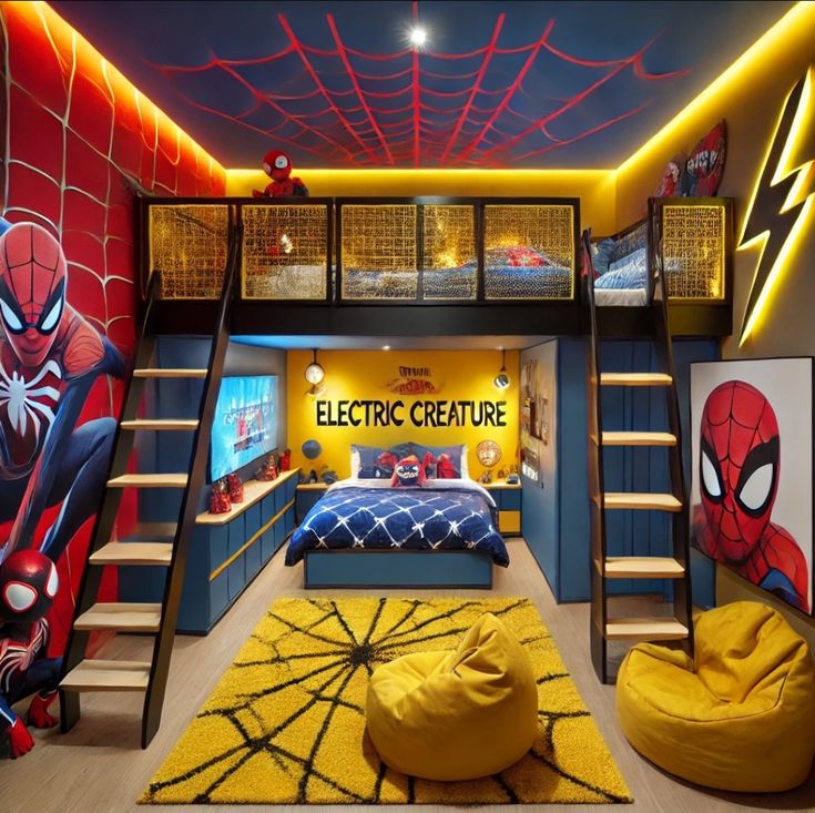 29 Stylish Bunk Bed Ideas for kids rooms that save space beautifully ...